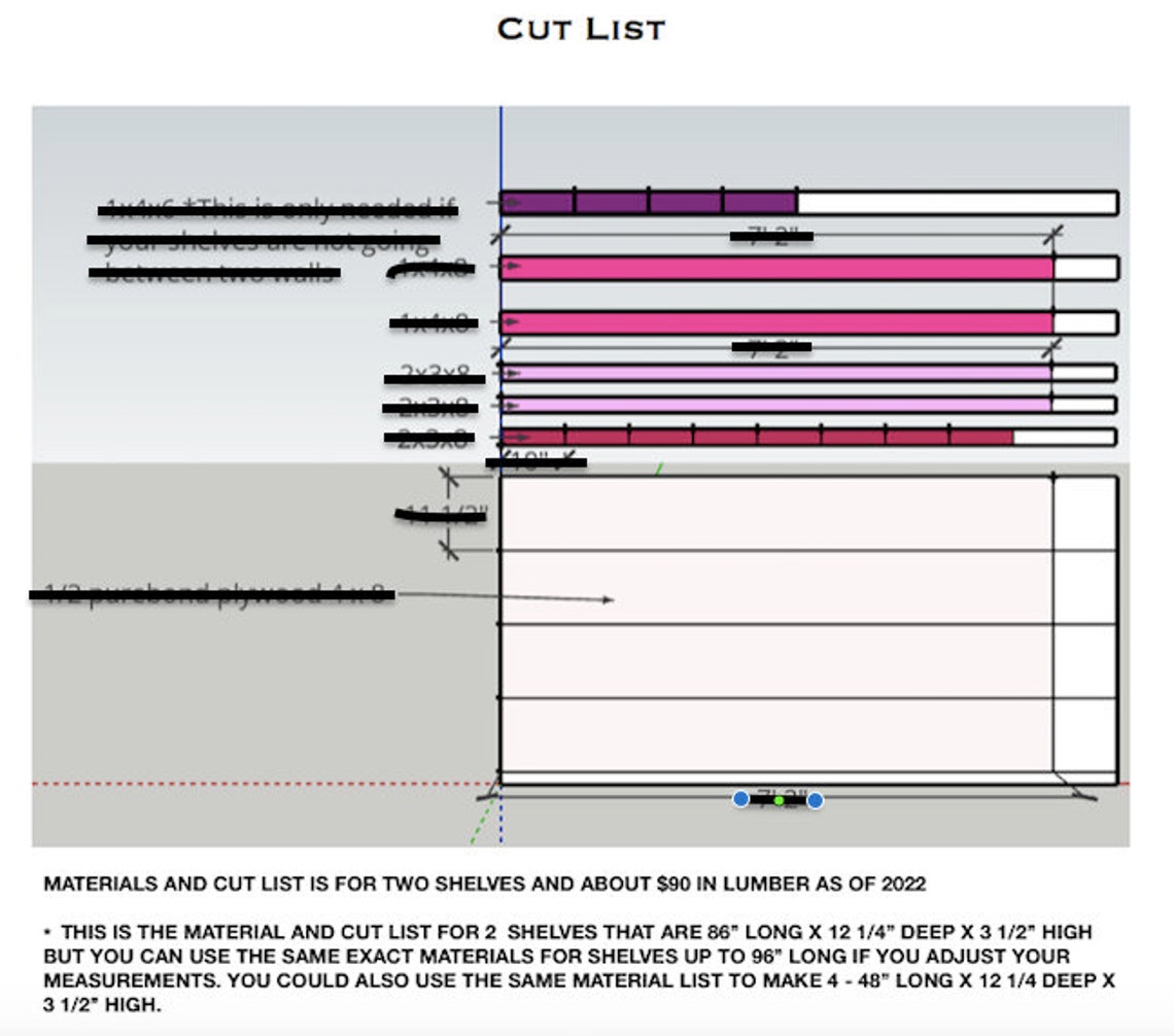 Easy DIY Floating Shelf Building Plans - Etsy