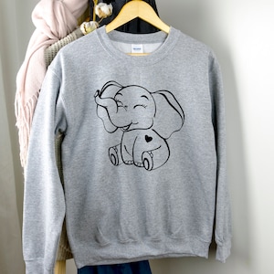 Elephant Hoodie, Elephant Mandala Sweatshirt, Elephant Sweatshirt, Boho ...