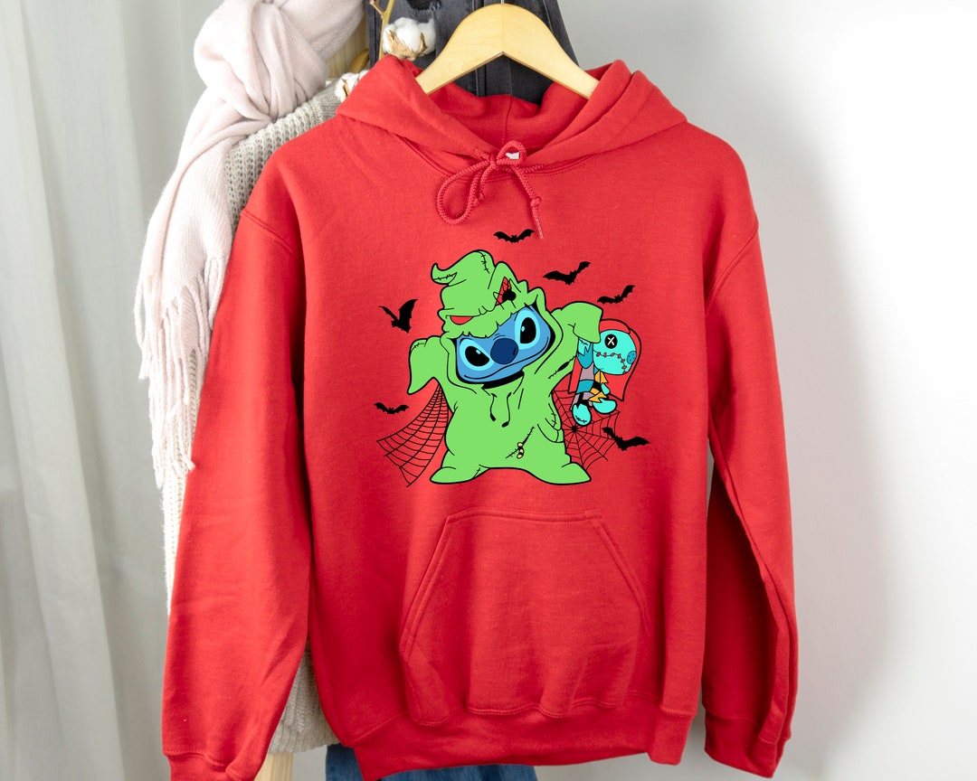 Stitch Scary Hoodie, Stitch Sweatshirt, Disney Stitch, Lilo and Stitch ...