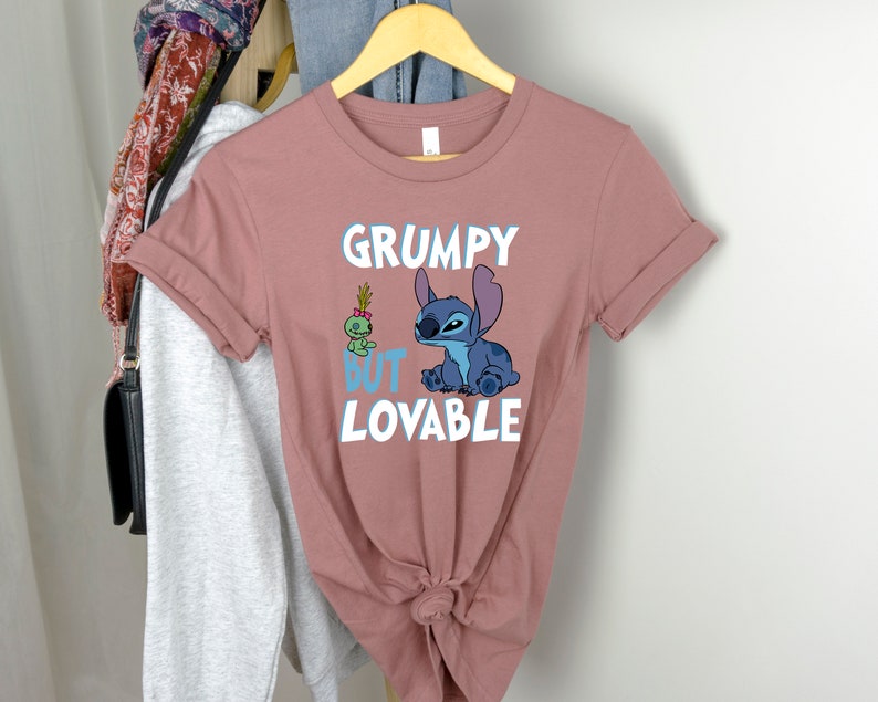 Stitch Grumpy but Lovable Shirt Disney Stitch Shirt Lilo and - Etsy