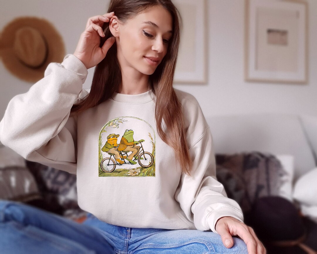 Frog and Toad Sweatshirt, Cute Frog Hoodie, Frog and Toad Sweatshirt ...