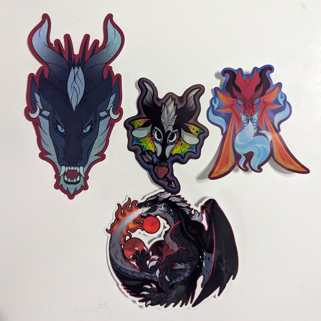 Dangerous Dragons WOF | Vinyl Stickers - Etsy