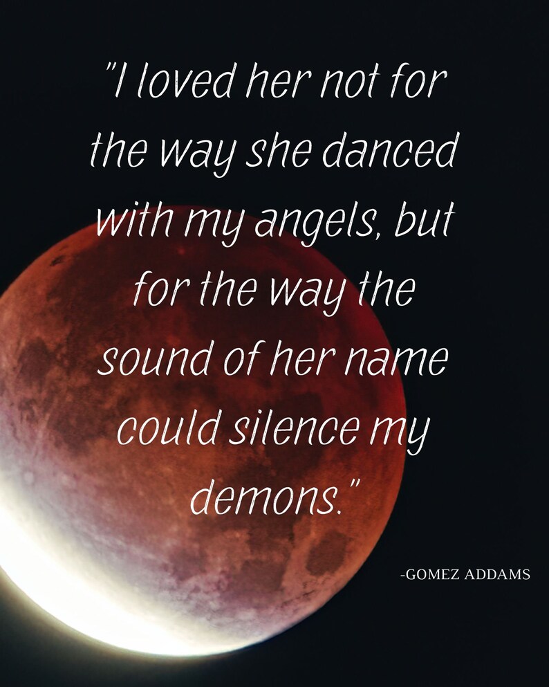 The Addams Family Printable, Gomez to Morticia Quote, Addams Family ...