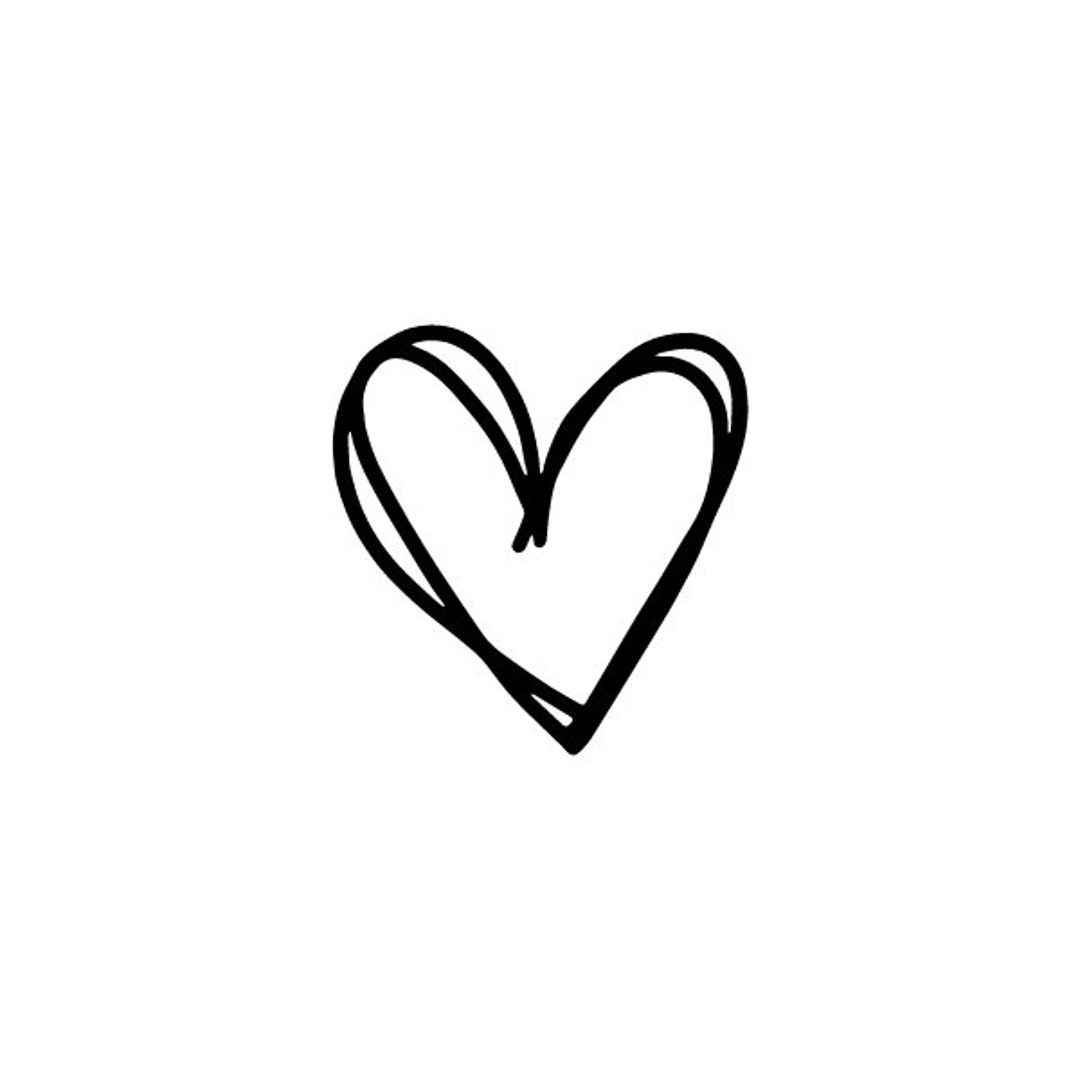 Hand Drawn Heart, Hand Lettered Heart SVG, Heart SVG, Cute Heart SVG ...