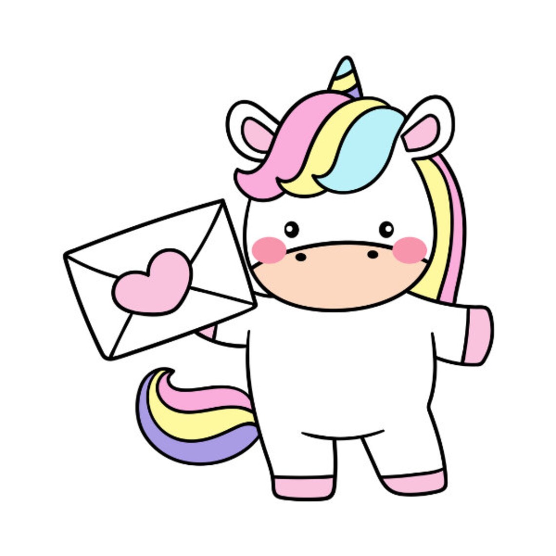 Unicorn Valentine Svg, Valentine Unicorn Svg, Unicorn With Heart Svg ...