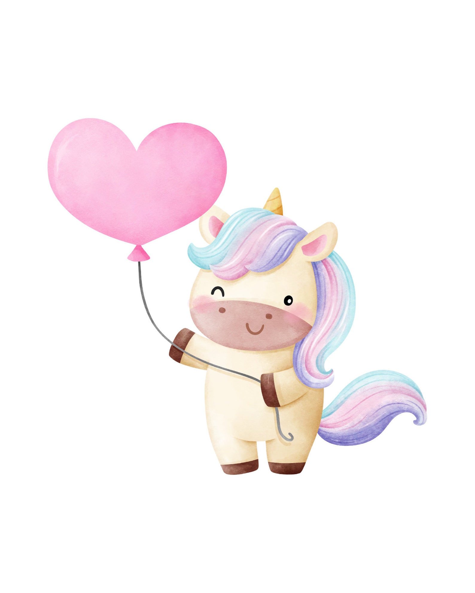 Unicorn Valentine Svg, Valentine Unicorn Svg, Unicorn With Heart Svg ...