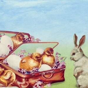 Vintage Easter Print, Easter Decor, Easter Wall Art, Easter Paintings ...