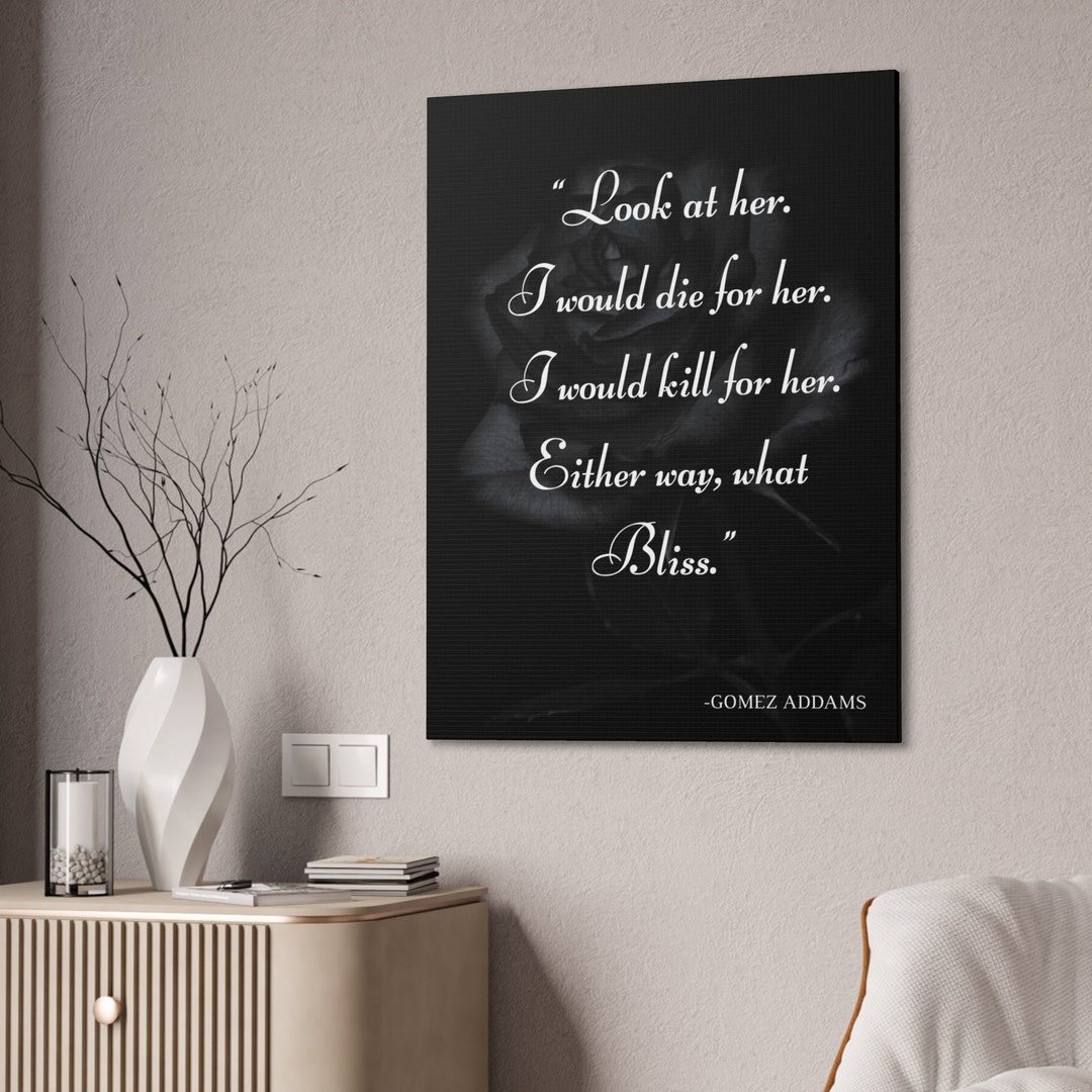 The Addams Family Printable, Gomez to Morticia Quote, Addams Family ...