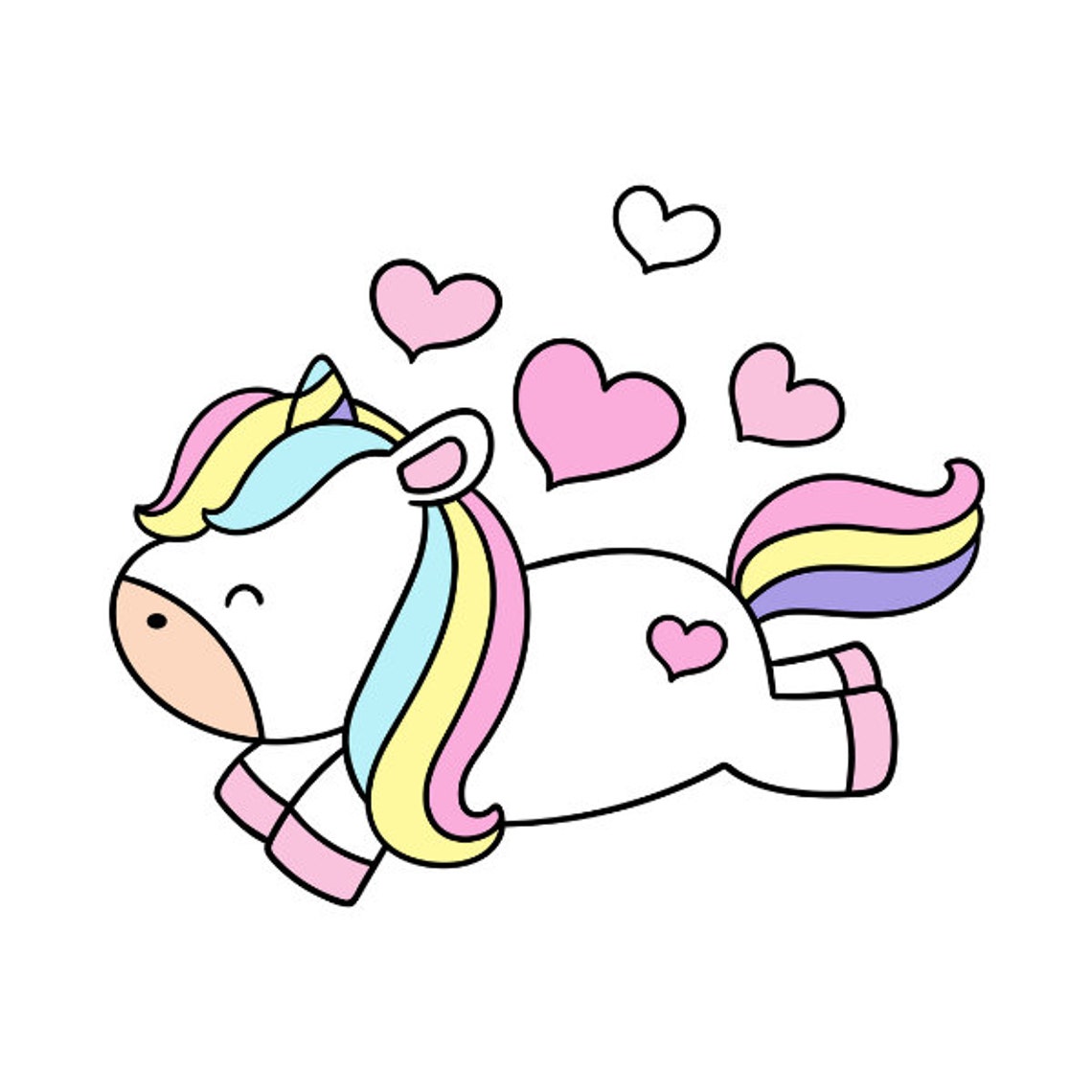 Unicorn Valentine Svg, Valentine Unicorn Svg, Unicorn With Heart Svg ...
