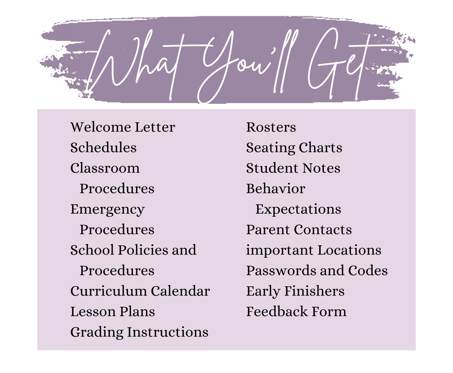 Complete Maternity Leave Substitute Binder for Secondary Teachers ...