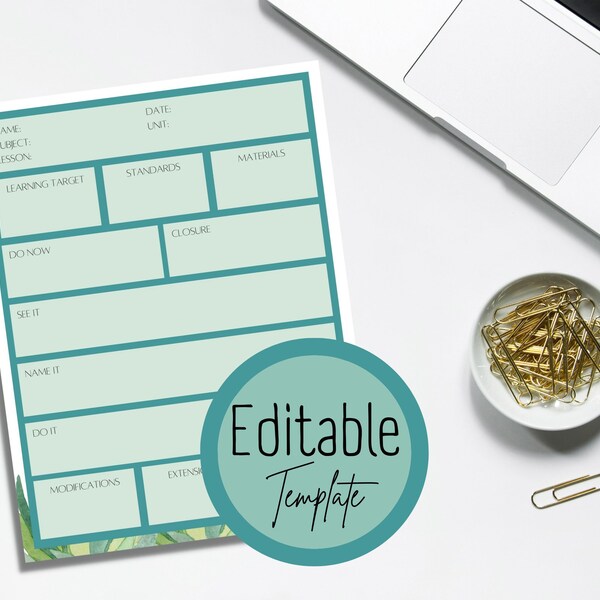 Middle School Lesson Plan - Etsy