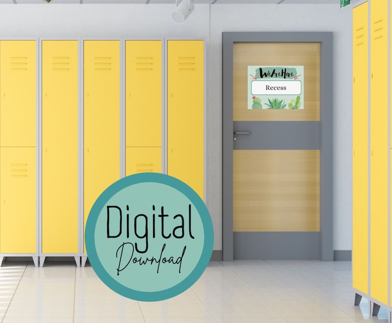 Where is the Teacher Classroom Sign | Class Location Door Sign ...