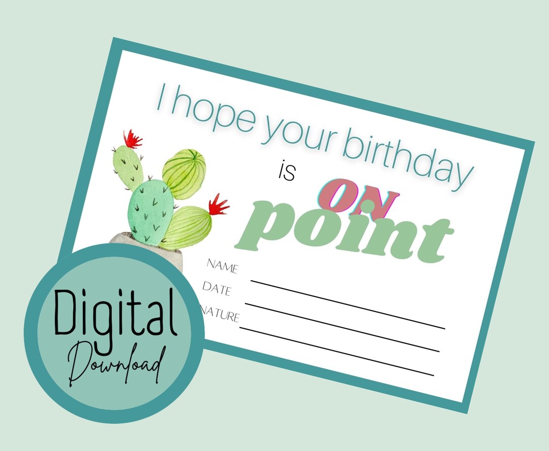 Printable Cactus Themed Birthday Certificates for Succulent Classroom ...