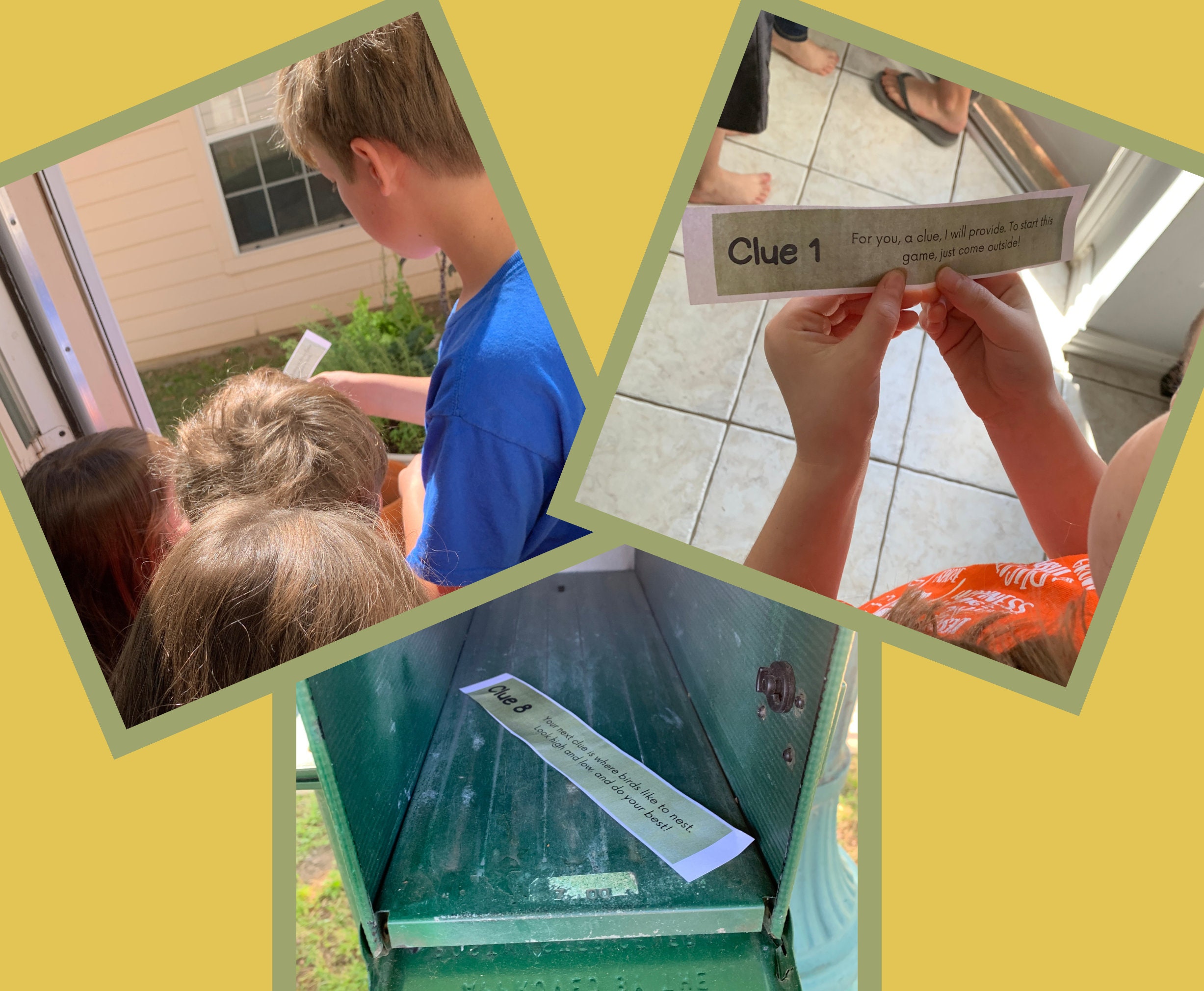 Backyard Treasure Hunt | Printable Outdoor Scavenger Hunt | Easy to Use ...