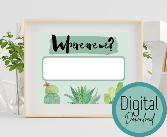 Where is the Teacher Classroom Sign Class Location Door Sign - Etsy