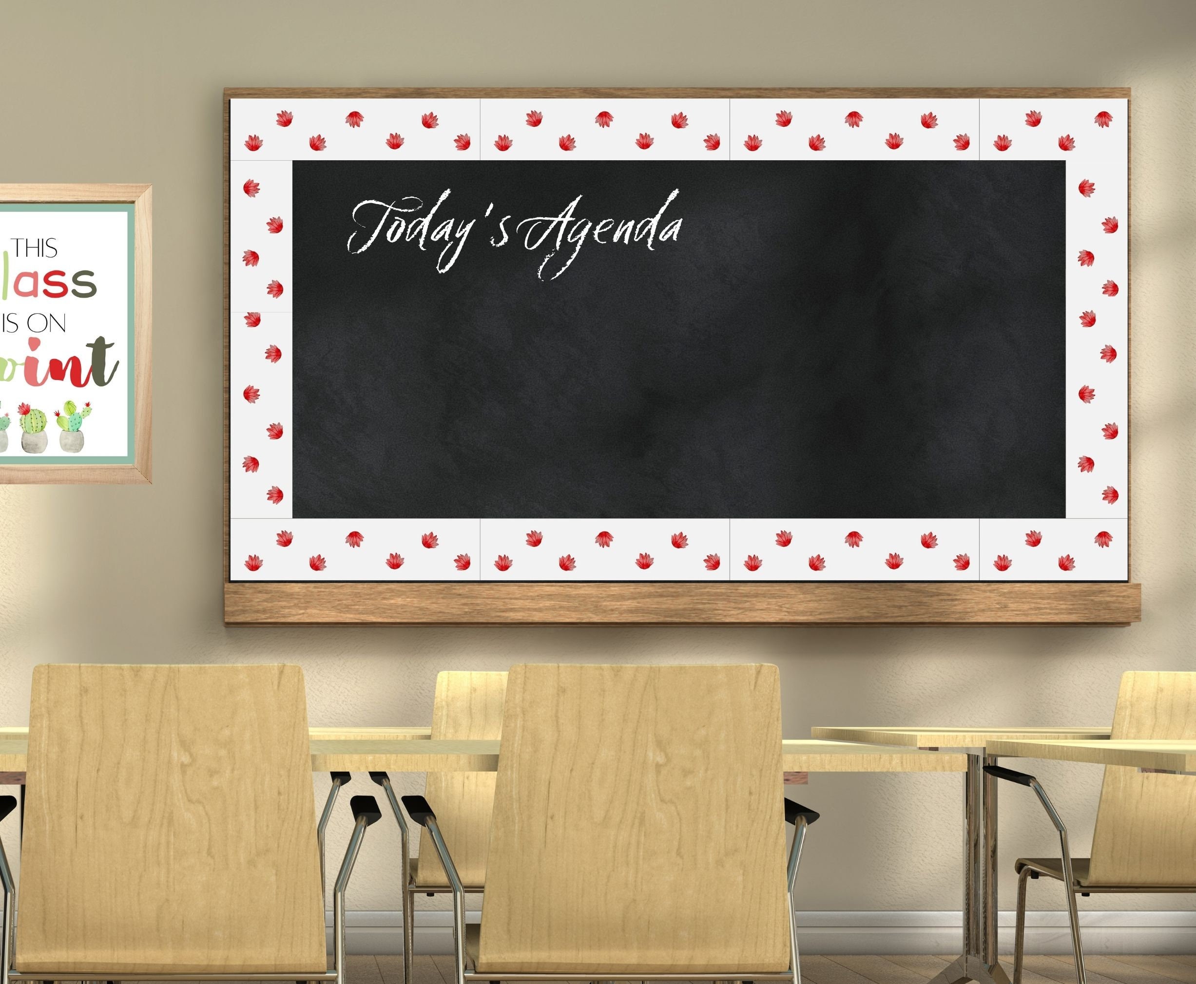 Cactus Classroom Bulletin Board Border | Printable Bulletin Board Kit ...