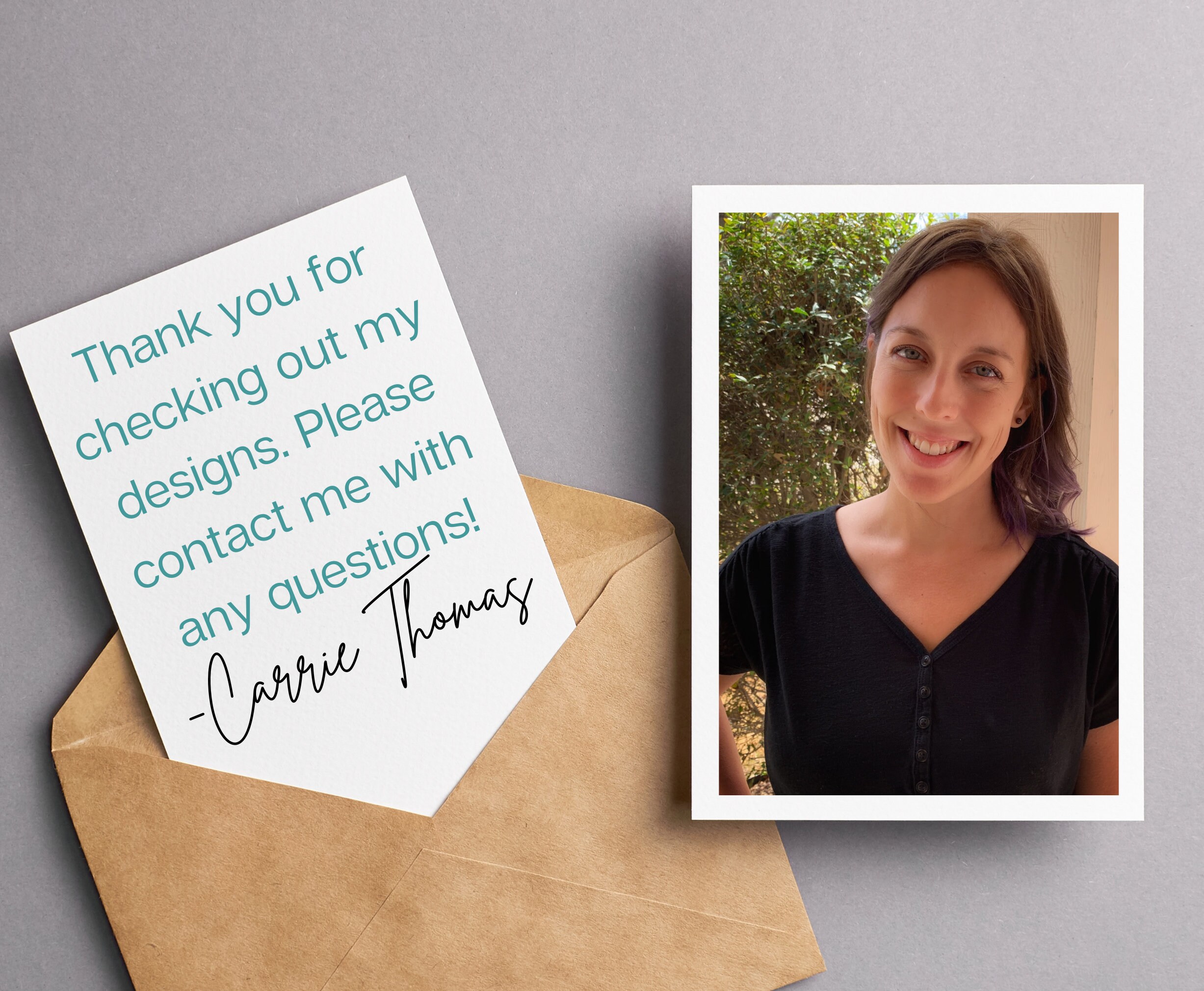 Customizable Substitute Teacher Business Card Template (printable PDF ...