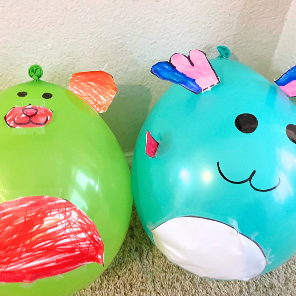 DIY Squish Themed Balloon Craft Templates: Axolotl, Pineapple, Mouse ...