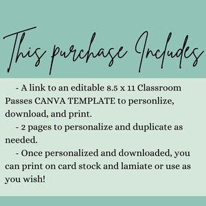 EDITABLE Hall Pass | Cactus Themed Customizable Restroom Pass | Student ...