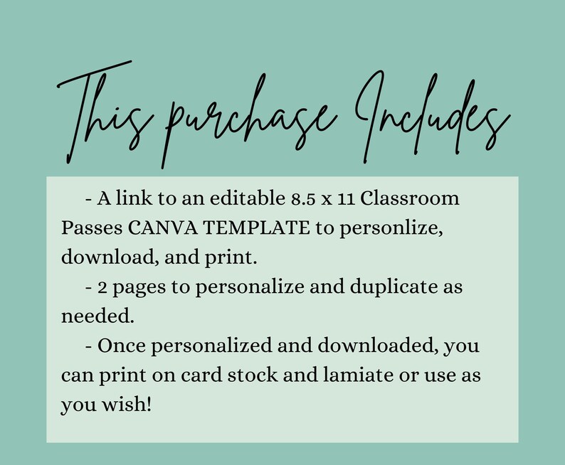 EDITABLE Hall Pass | Cactus Themed Customizable Restroom Pass | Student ...