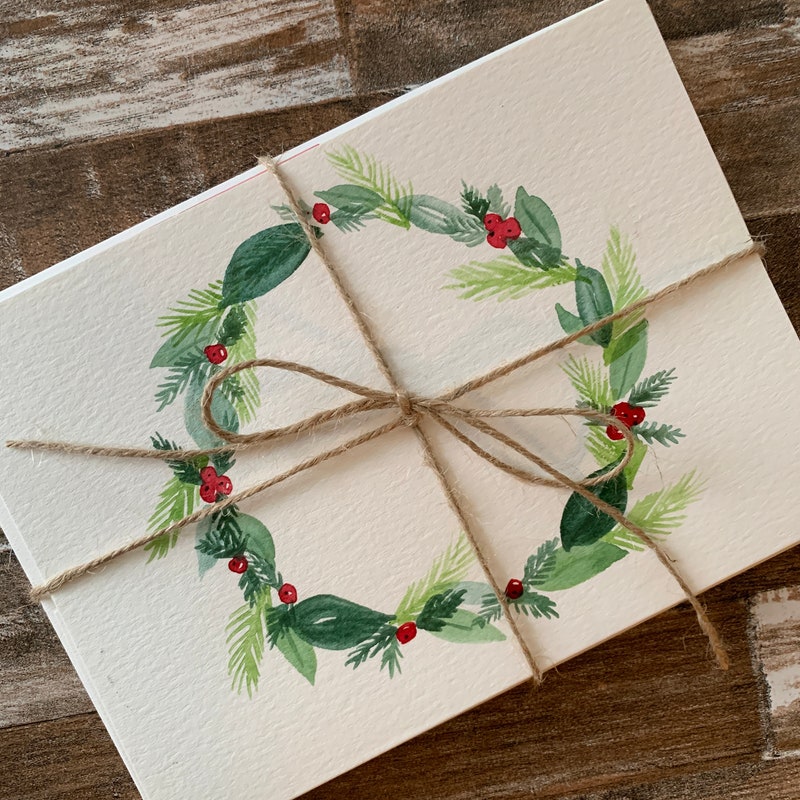 Hand Painted Cards - Etsy