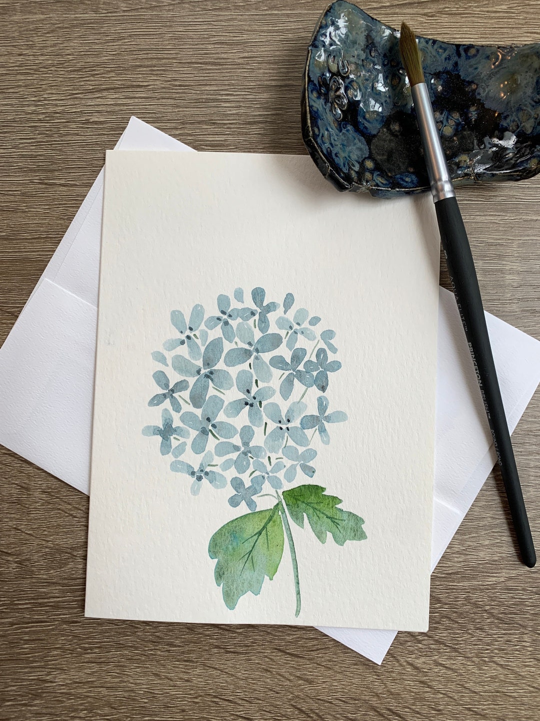 Hand Painted Watercolor Flower Cards | Blank 5x7 Greeting Card ...