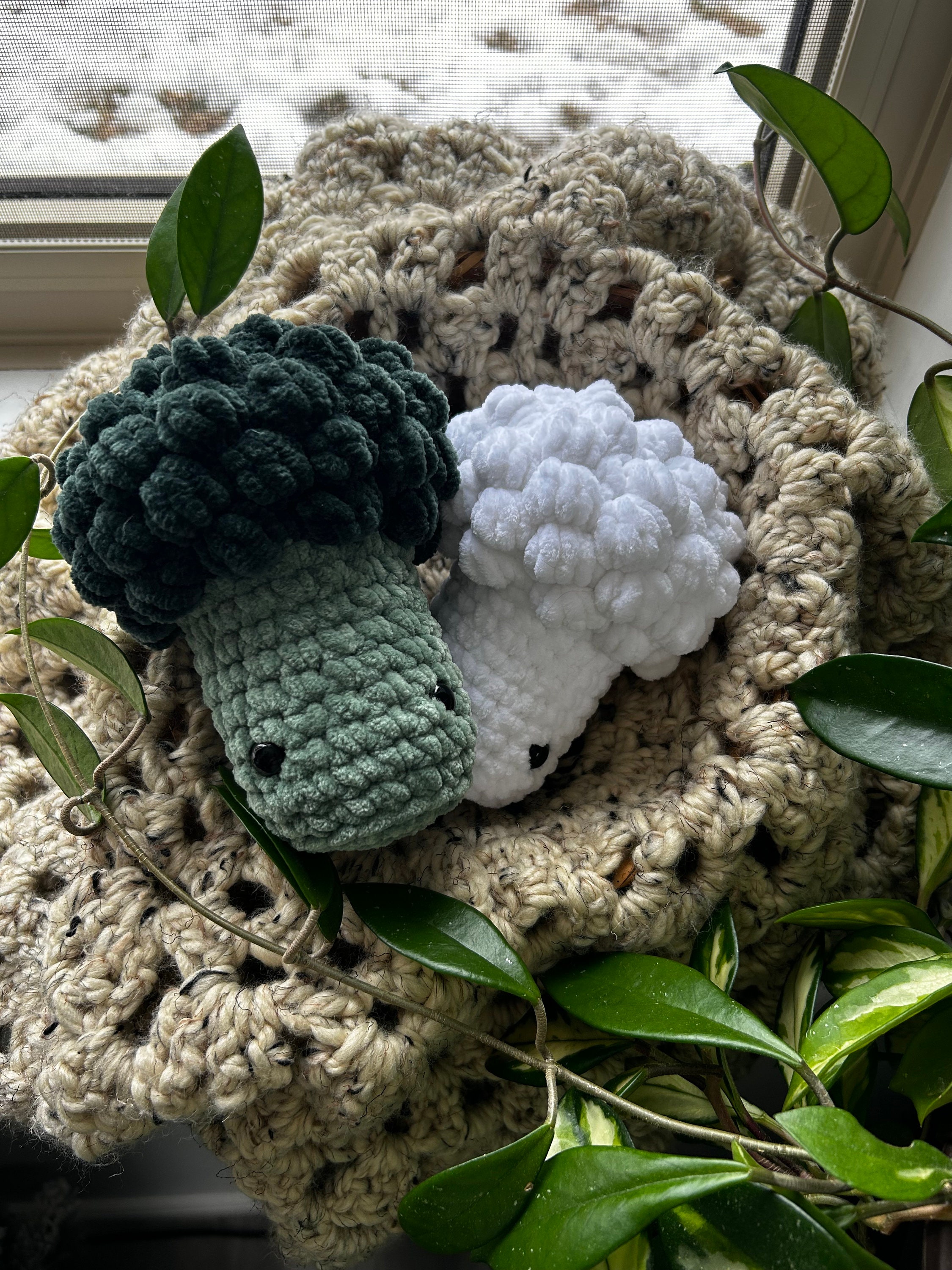 Broccoli and Cauliflower Crochet Pattern Pdf - Brok and Kauli - Etsy