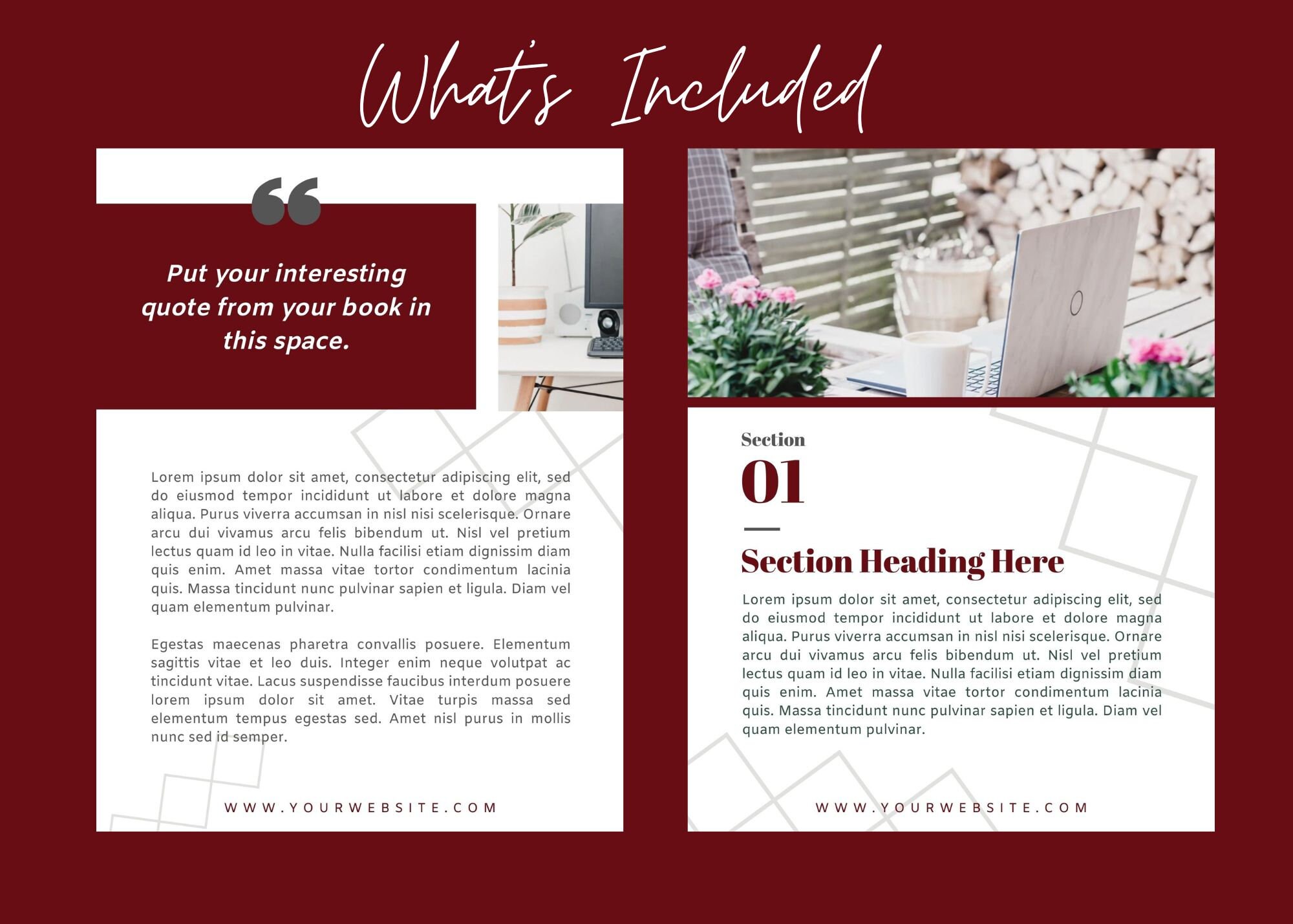 Digital Ebook Template, ELEVEN Canva Templates, Instant Download ...