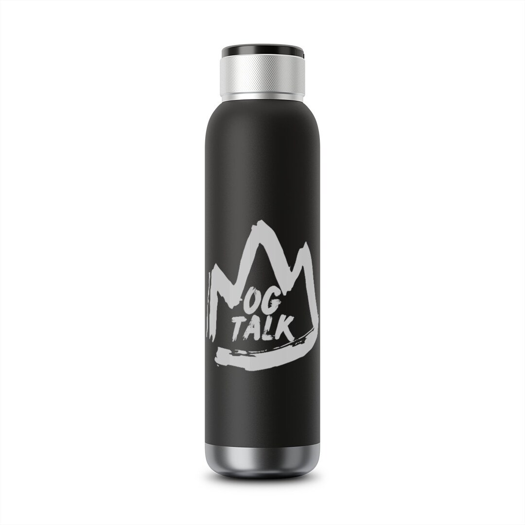 OG Talk-white Logo Soundwave Copper Vacuum Audio Bottle 22oz - Etsy