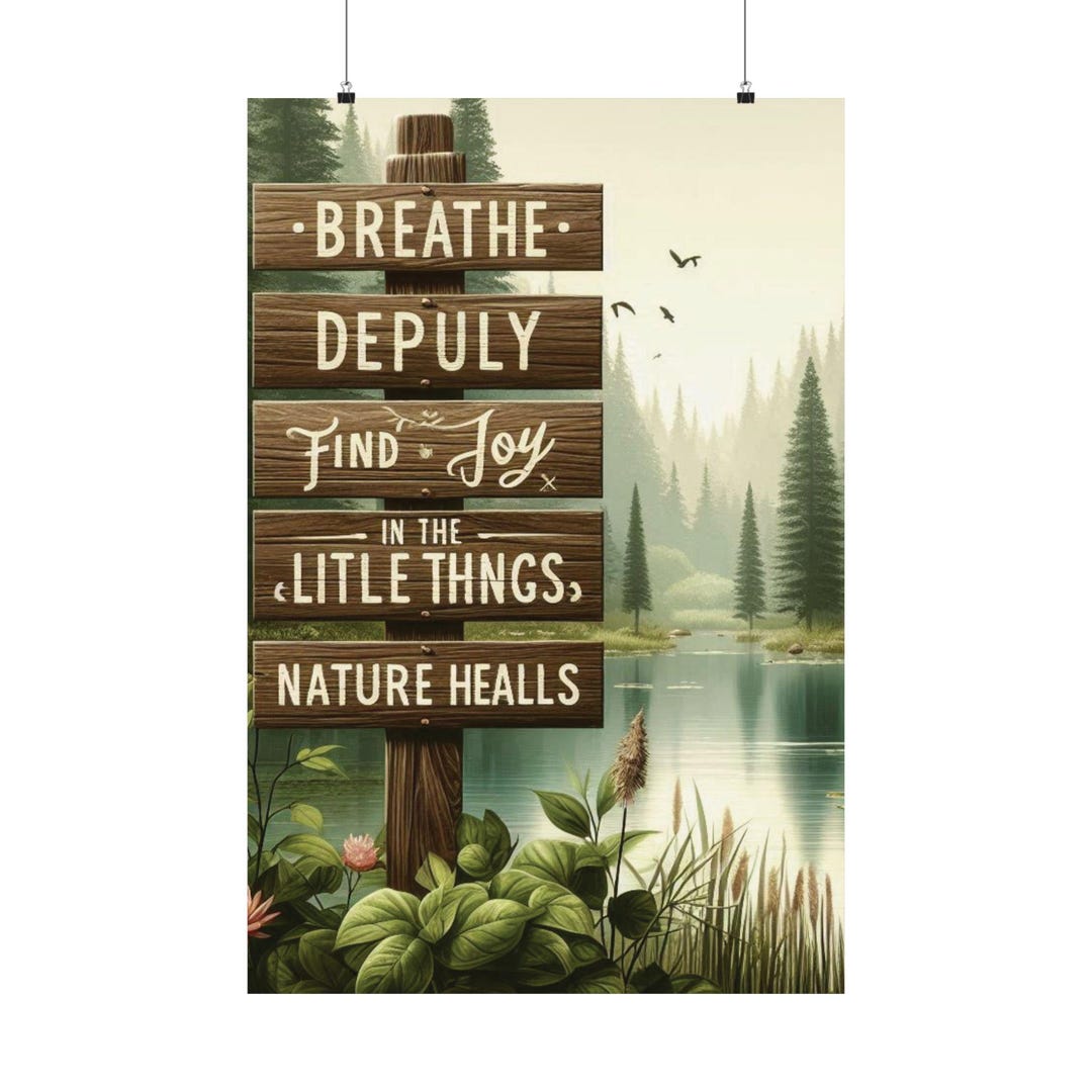 Matte Vertical Posters With Inspiring Quotes - Etsy