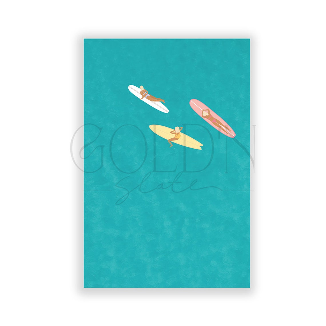 Pray for Surf "the Katy" Art Print Set - Digital Printable - Etsy