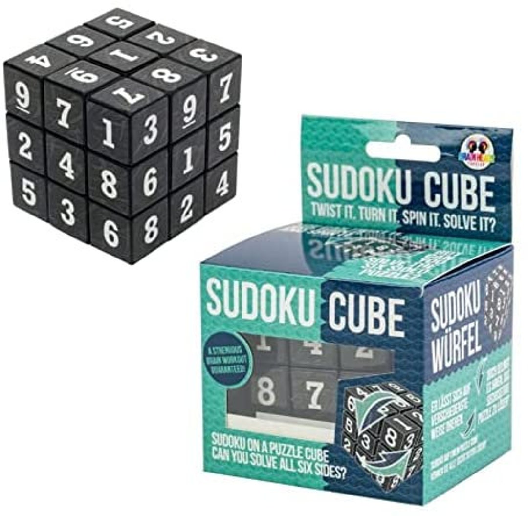 Sudoku Cube Puzzle Number Brain Teaser Adult Kids Maths Number Brain ...