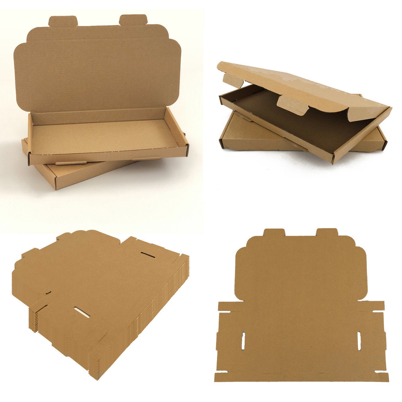 Eco Friendly Royal Mail Large Letter Brown Cardboard PIP Box All Sizes ...