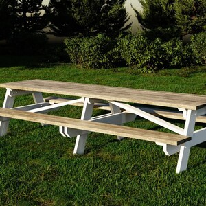 10 Foot Wedding Picnic Table Plans: DIY Seating (digital Plans) - Etsy
