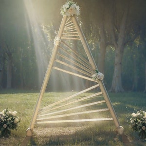 Triangle Arch With Decorative Backdrop Wedding Plans - With Decorative ...