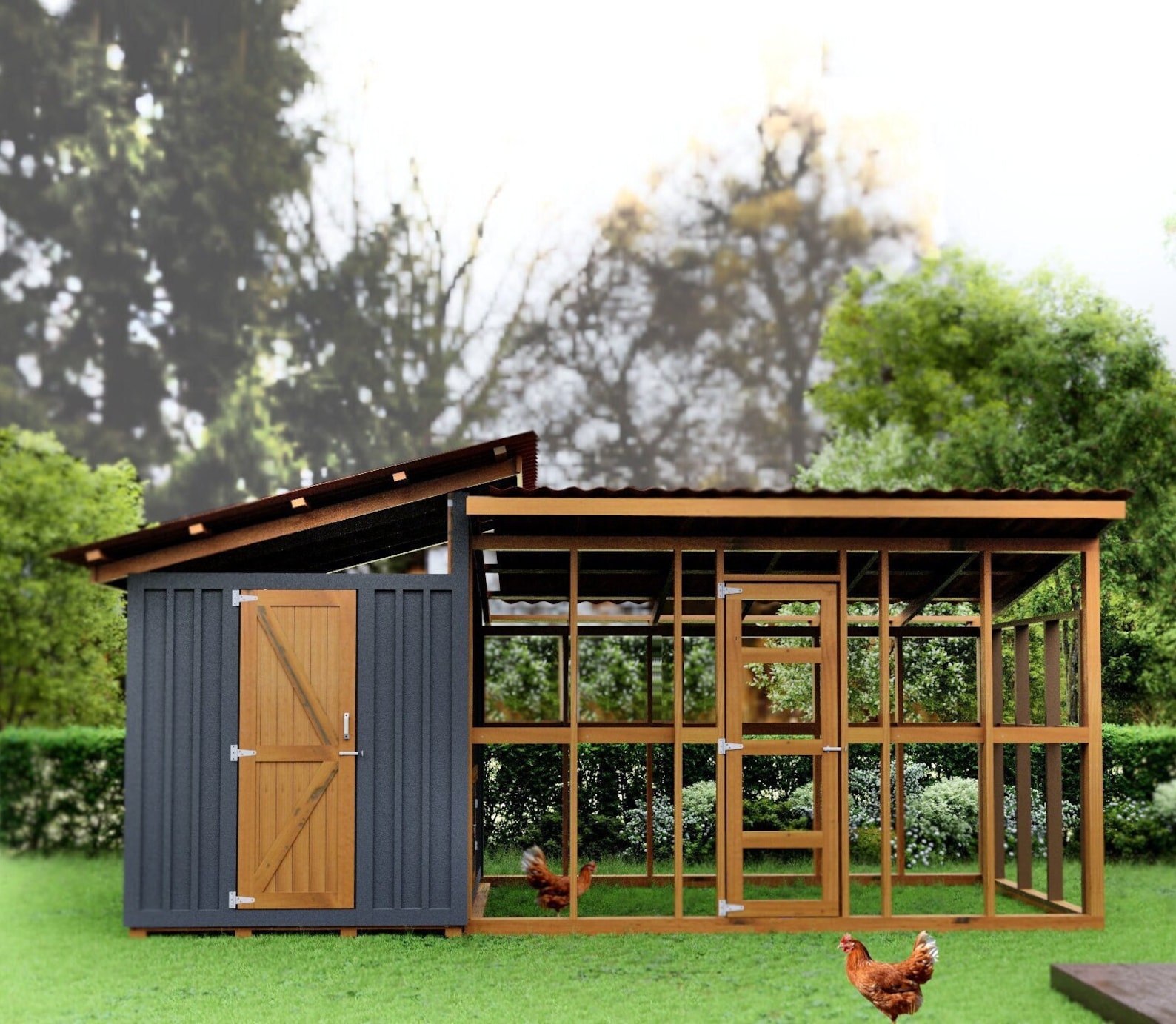 9 DIY Chicken Coop Plans for 8-10 Chickens