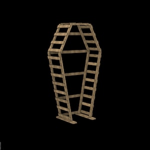 Halloween Wedding Coffin Arch DIY Plans: 8ft & 10ft Tall (PDF) - Etsy