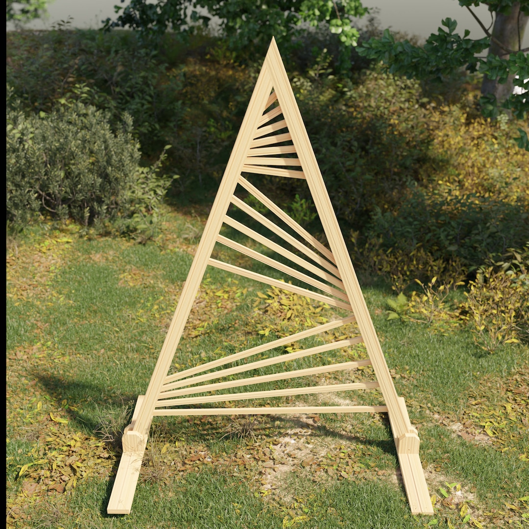 Triangle Arch With Decorative Backdrop Wedding Plans - With Decorative ...