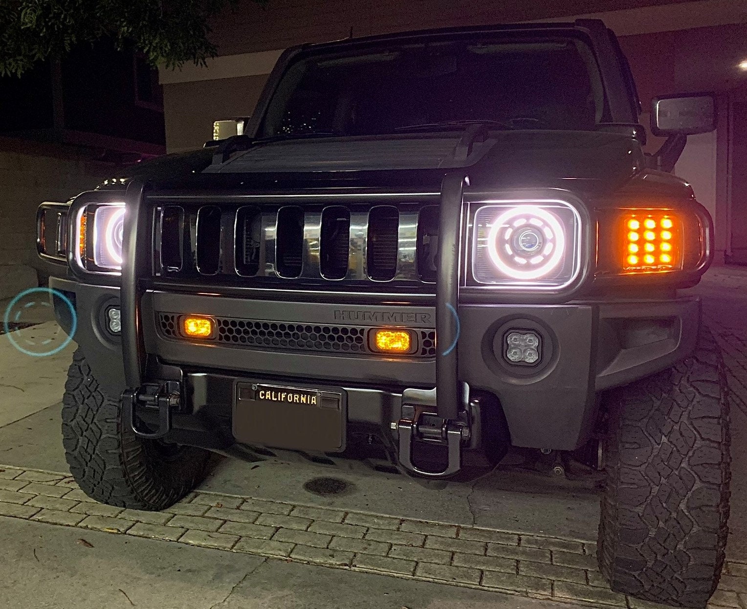 Off-road Light Adapters for Diode Dynamics SSC2 Pod Lights V1 Hummer H3 ...