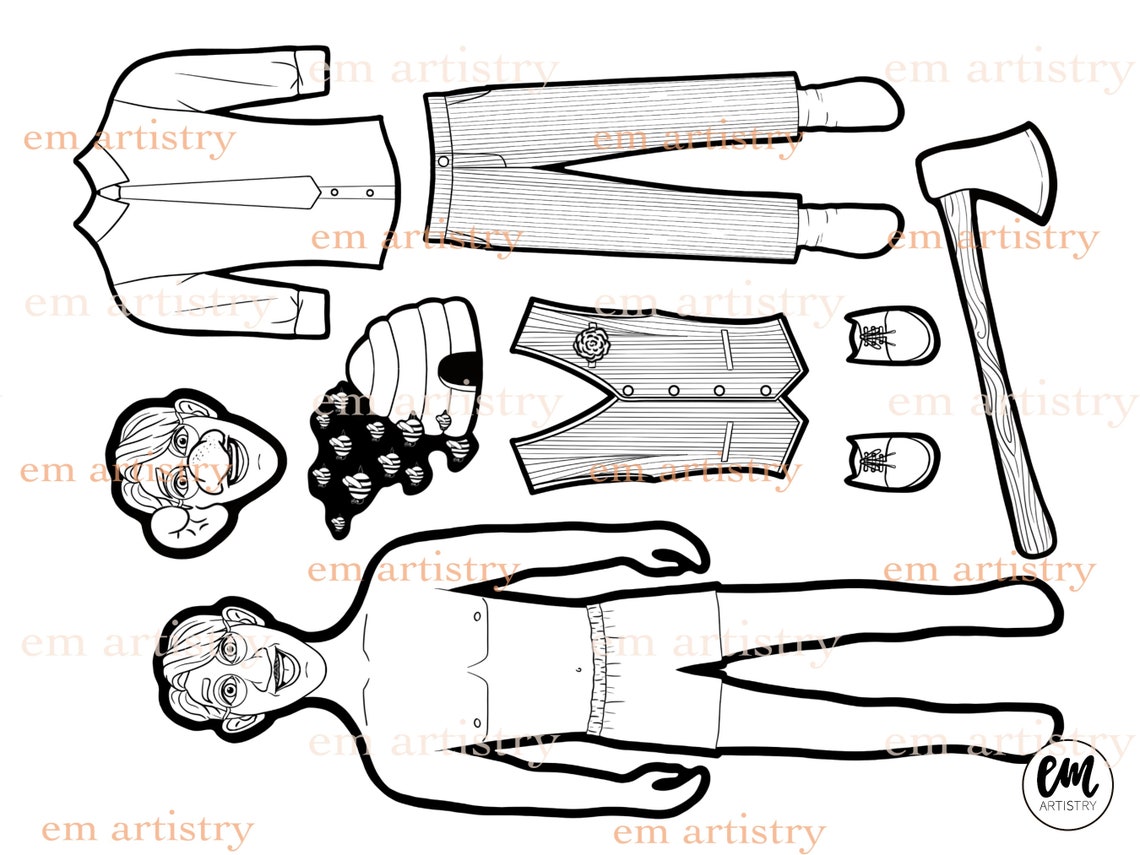 Mirabel + Family Paper Dolls - Etsy Canada