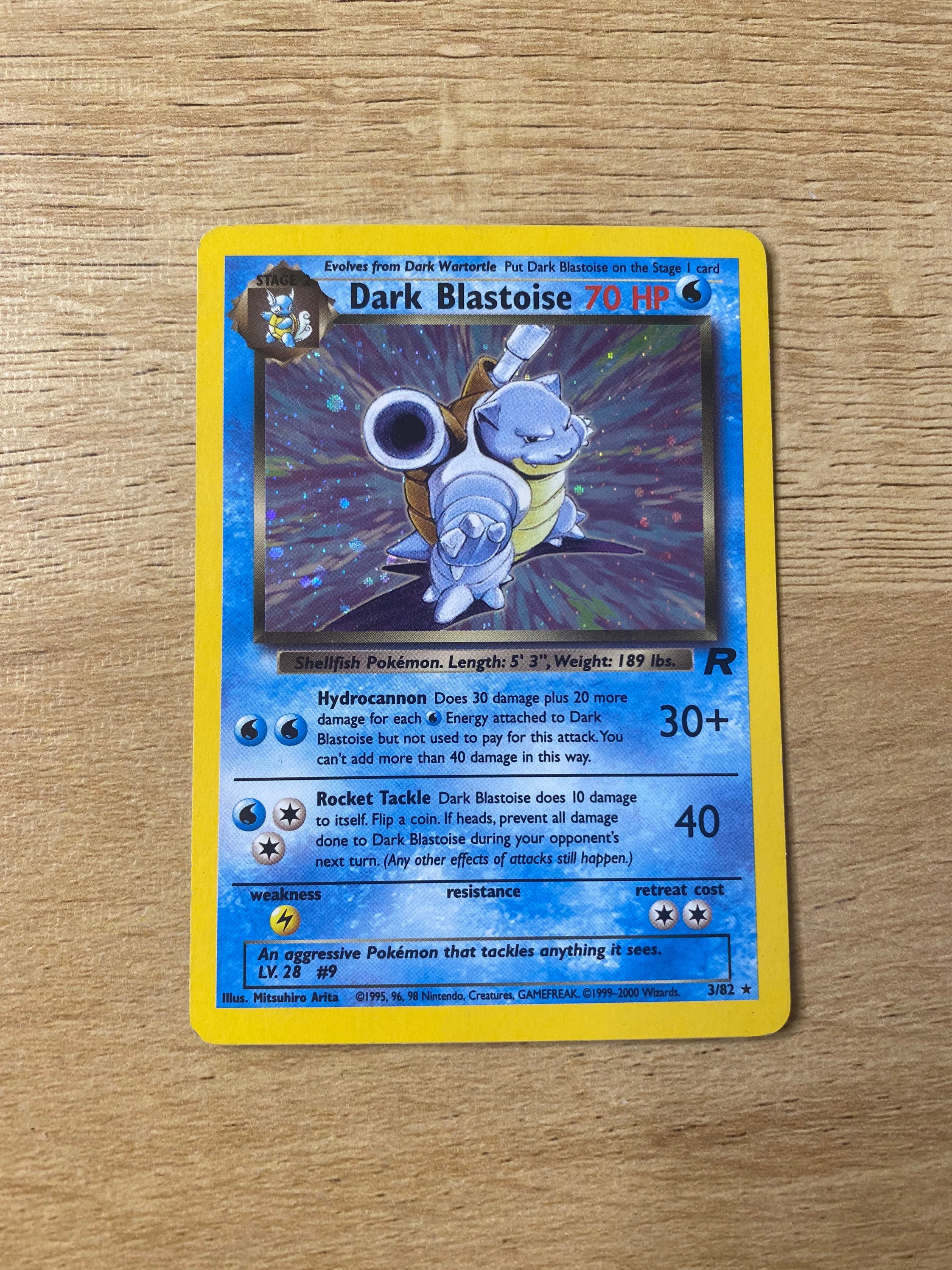 Dark Blastoise Card