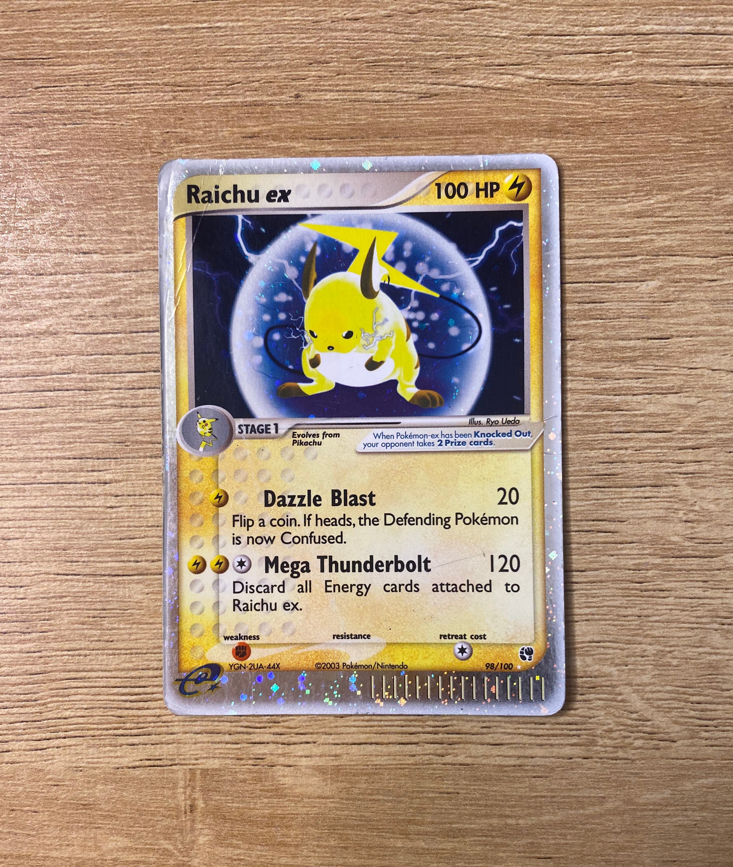 Mega Raichu Ex Card