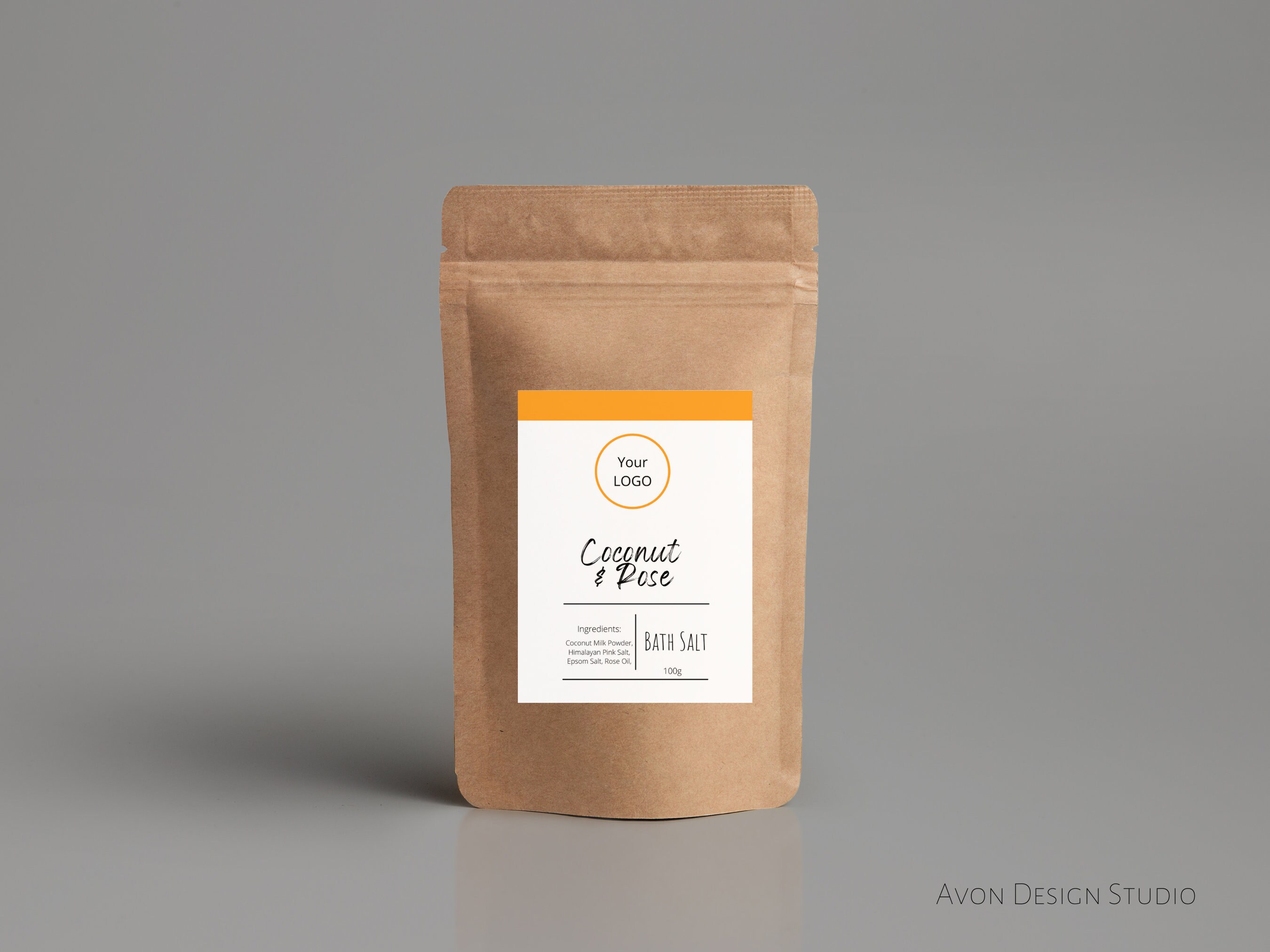 Editable Bath Salt Label Template Printable Bath Salt Pouch Label DIY ...