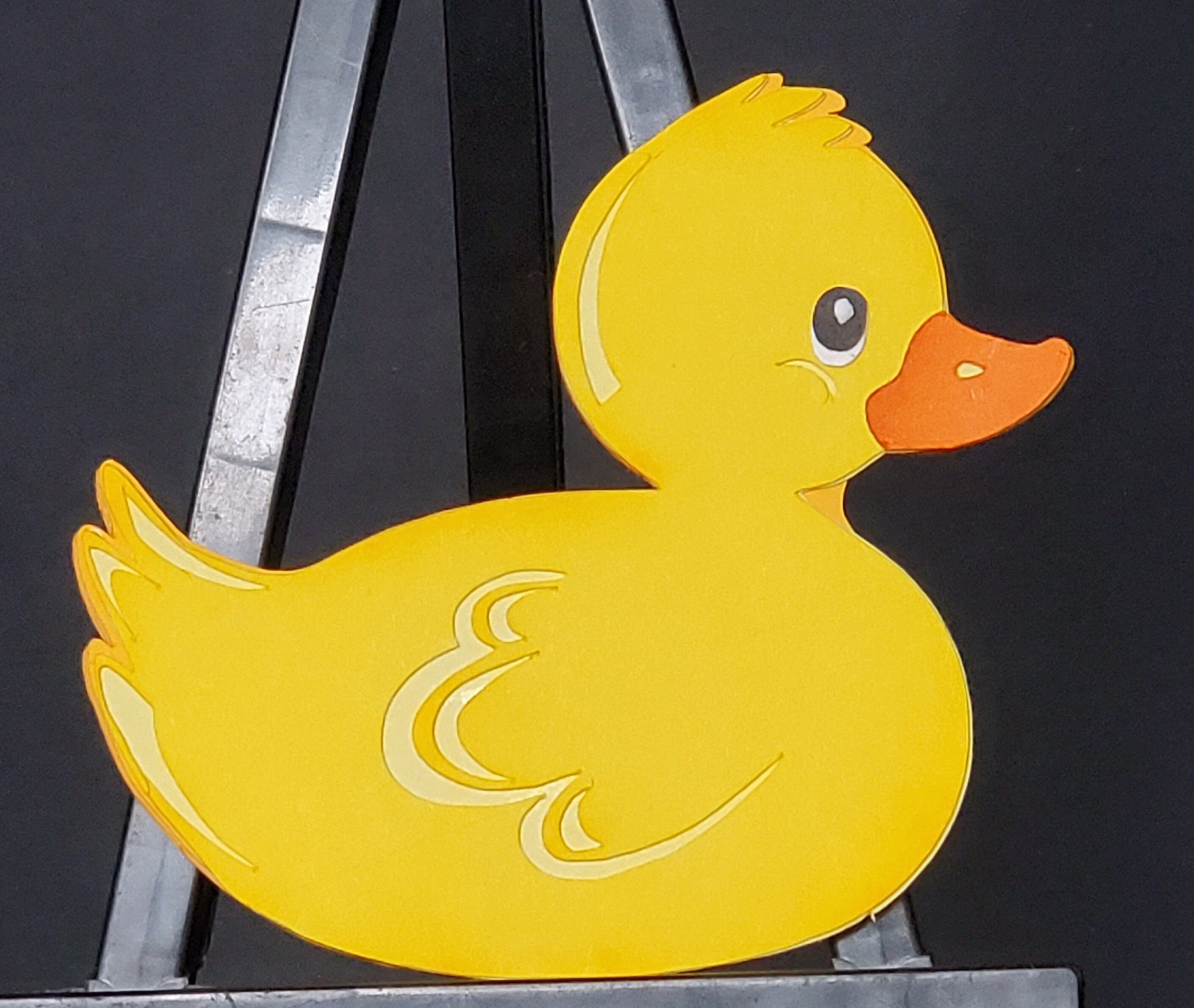Rubber Duck for Scrapbook or Cards, Die Cut Embellishment - Etsy