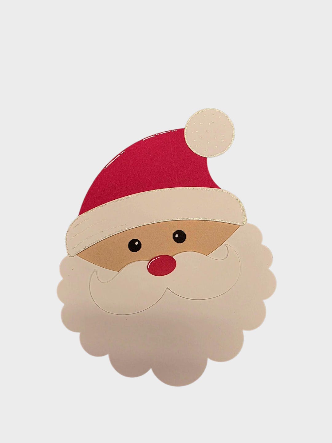 Santa Paper Piece Die Cut - Etsy