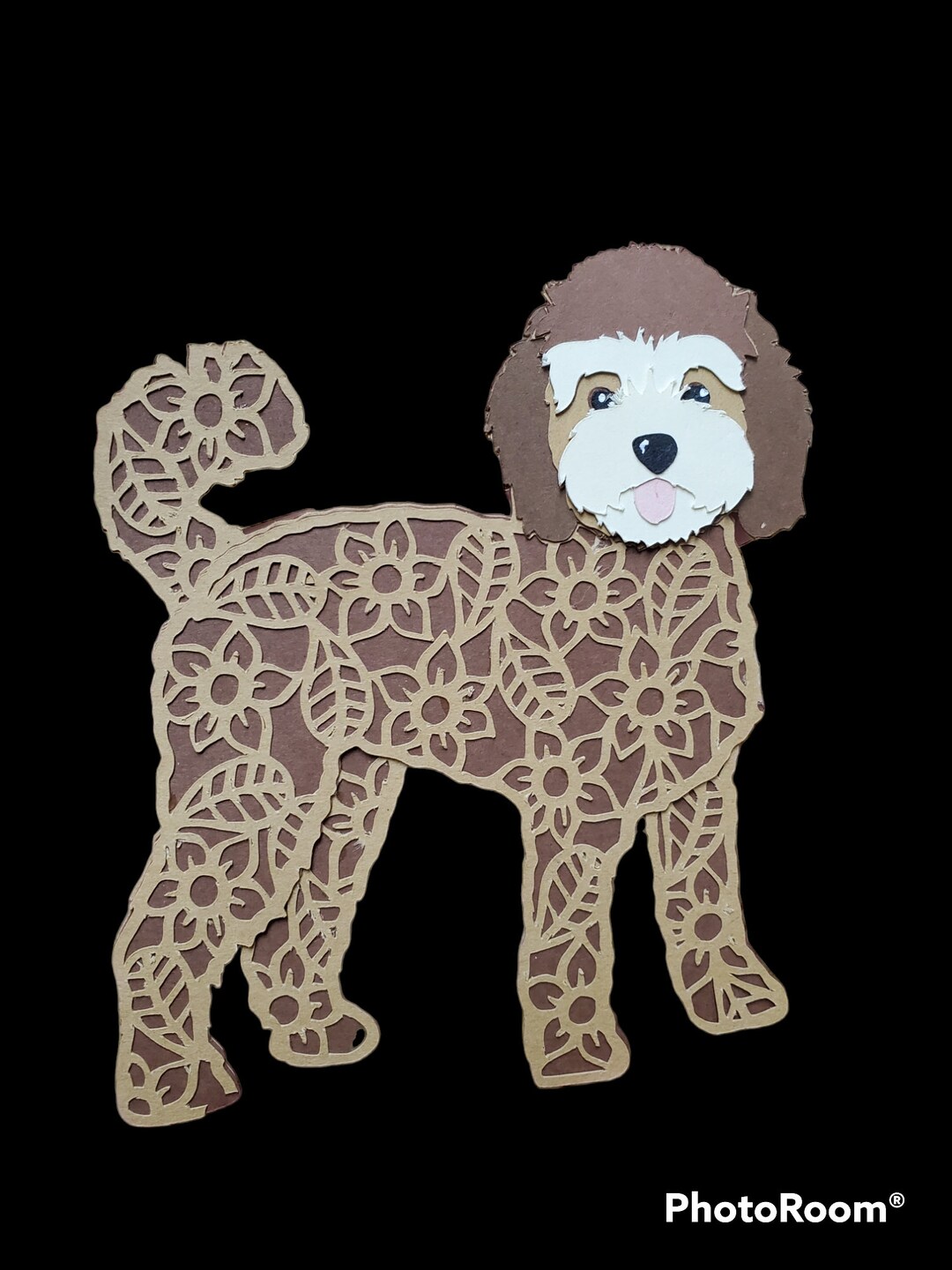 Labradoodle Die Cut Paper Piecing Scrapbook Embellishment 3D - Etsy