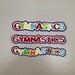 Gymnastics Paper Piece Title for Scrapbooking Layout - Etsy