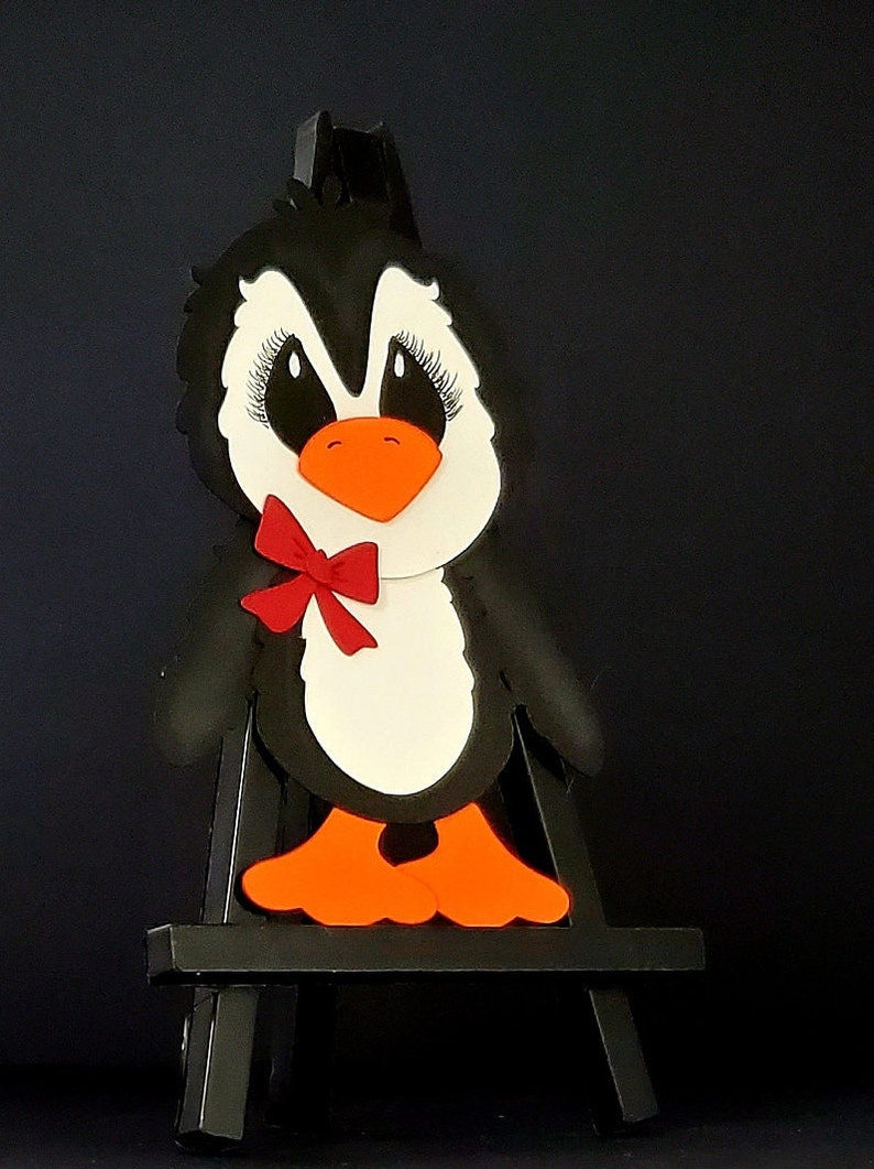 Penguin Die Cut Scrapbook or Card Embellishments - Etsy