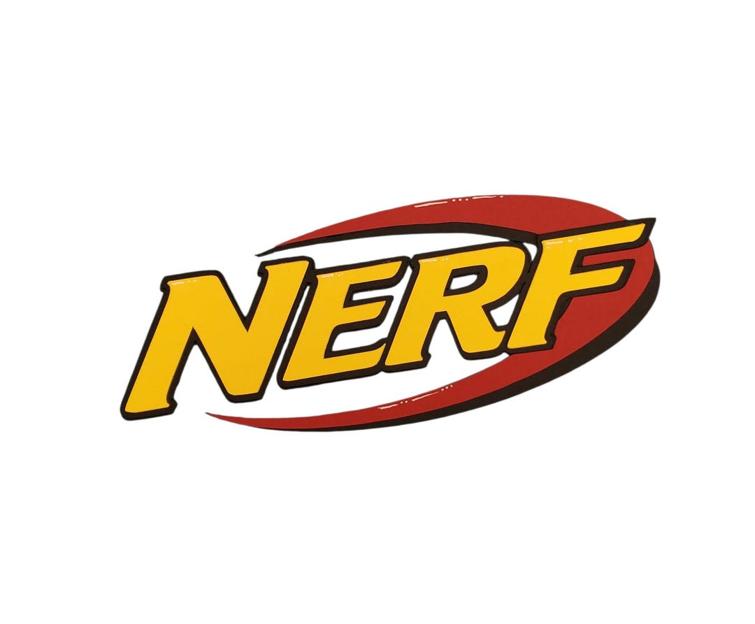 Nerf Title for Scrapbook Layout - Etsy