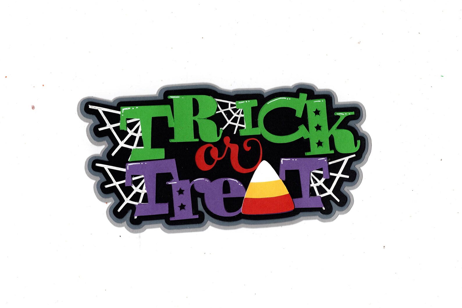 Trick or Treat Halloween Scrapbook Title - Etsy